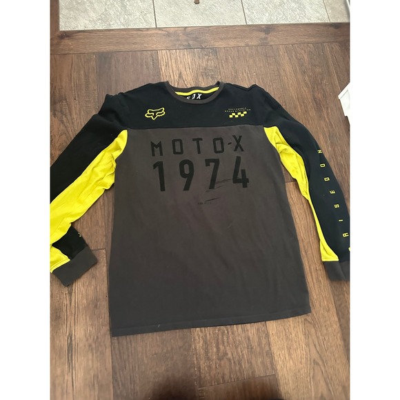 Fox | Shirts | Fox Racing Motox 974 Speed Division Long Sleeve Graphic ...